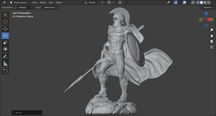 Aristos The Gladiator Warrior STL File - Stlplaza.com