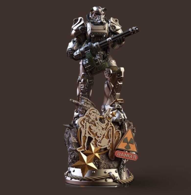 Fallout Diorama 3D STL File - Stlplaza.com