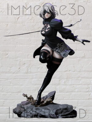 Nier Automata 2B Stl File - Stlplaza.com