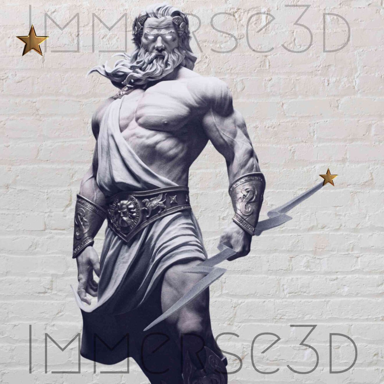 Zeus Greek God STL File - Stlplaza.com