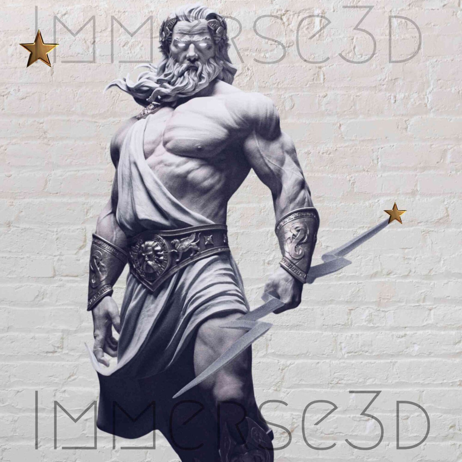 Zeus Greek God STL File - Stlplaza.com