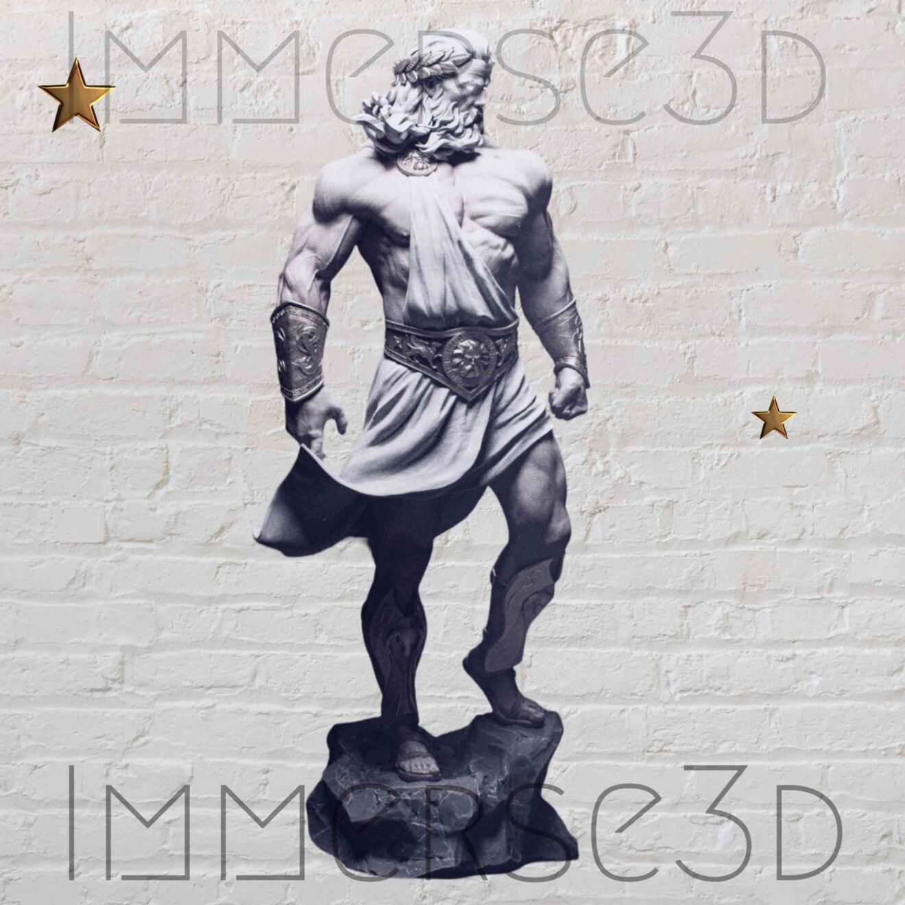 Zeus Greek God STL File - Stlplaza.com