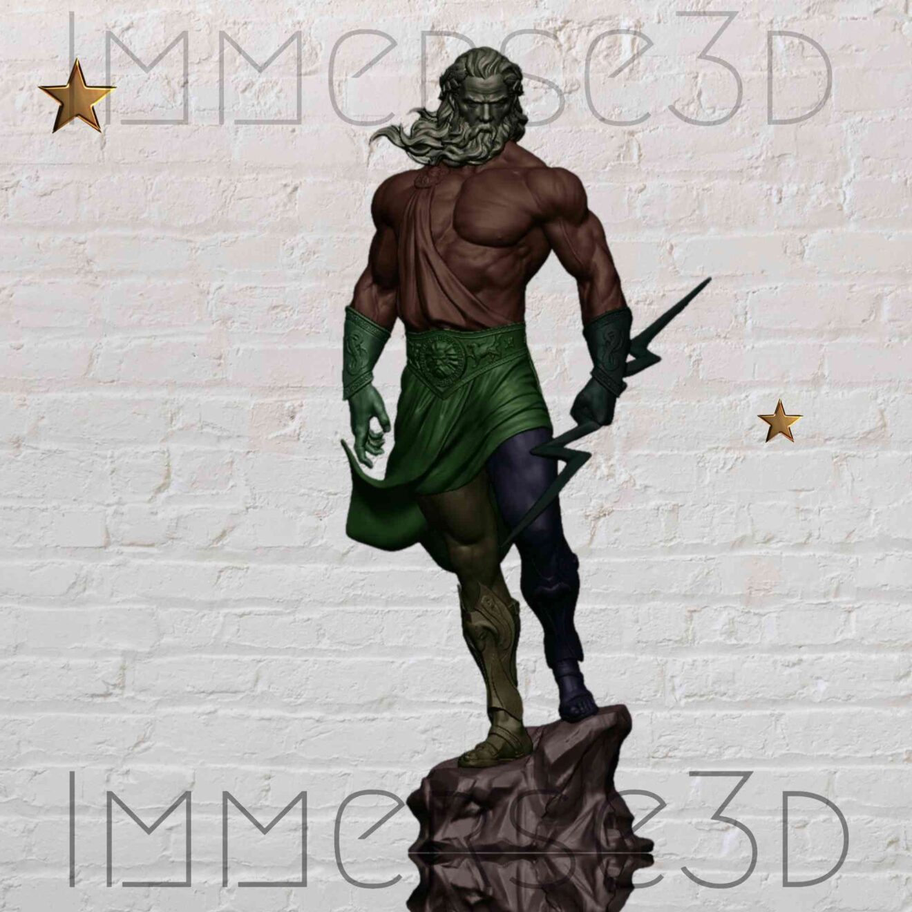 Zeus Greek God STL File - Stlplaza.com