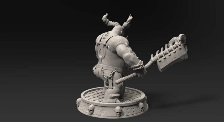 Diablo Butcher STL File Miniature - Stlplaza.com