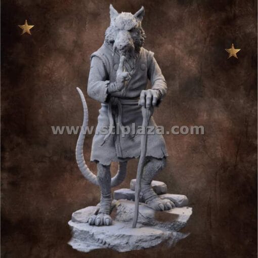 Master Splinter Stl File- Ninja Turtles - Stlplaza.com