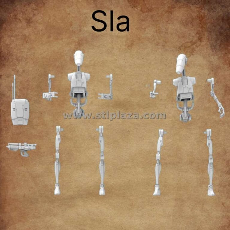 B1 Battle Droid Stl File From Star Wars - Stlplaza.com