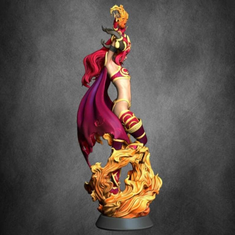 DragonQueen Alexstrasza STL File Warcraft Wow 1/6-1/9 - Stlplaza.com
