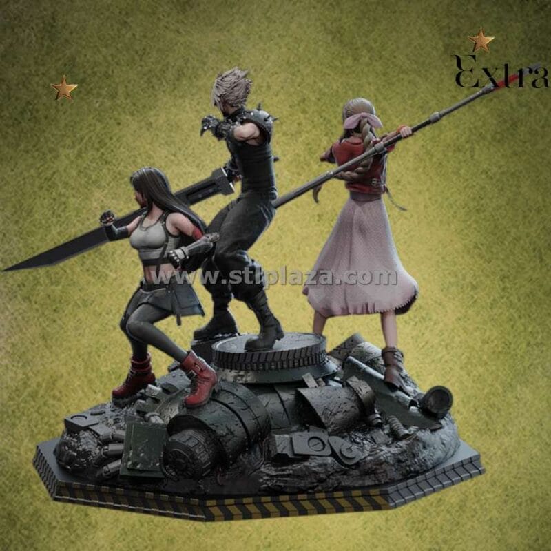 Final Fantasy VII Diorama Stl File From Final Fantasy - Stlplaza.com