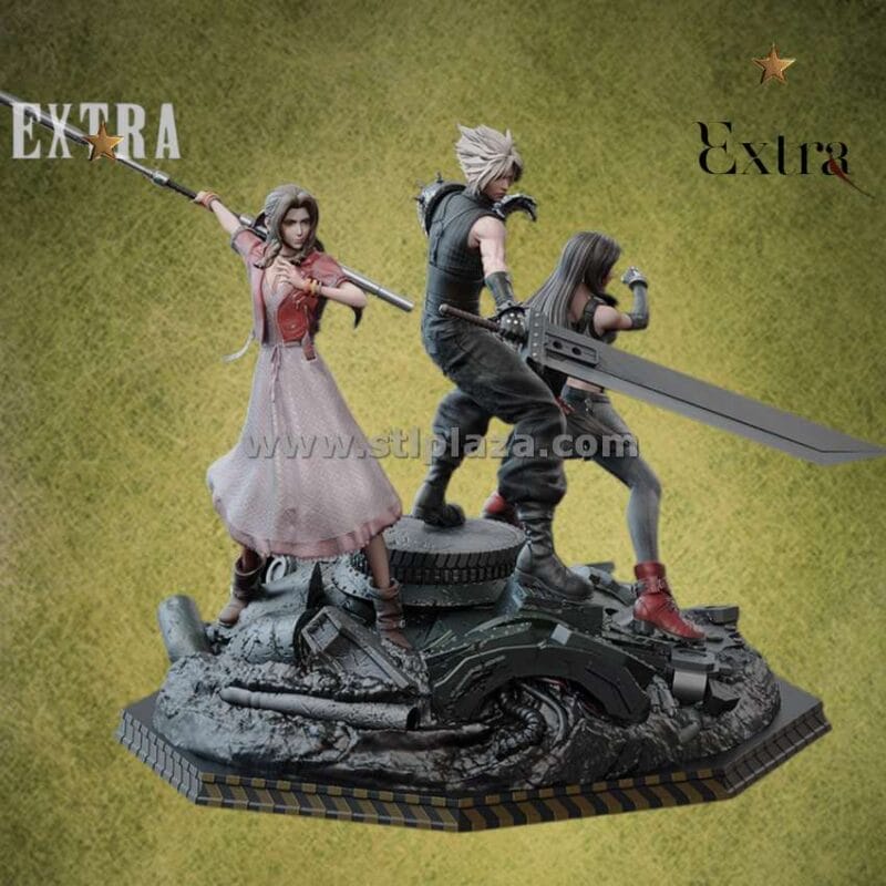 Final Fantasy VII Diorama Stl File From Final Fantasy - Stlplaza.com