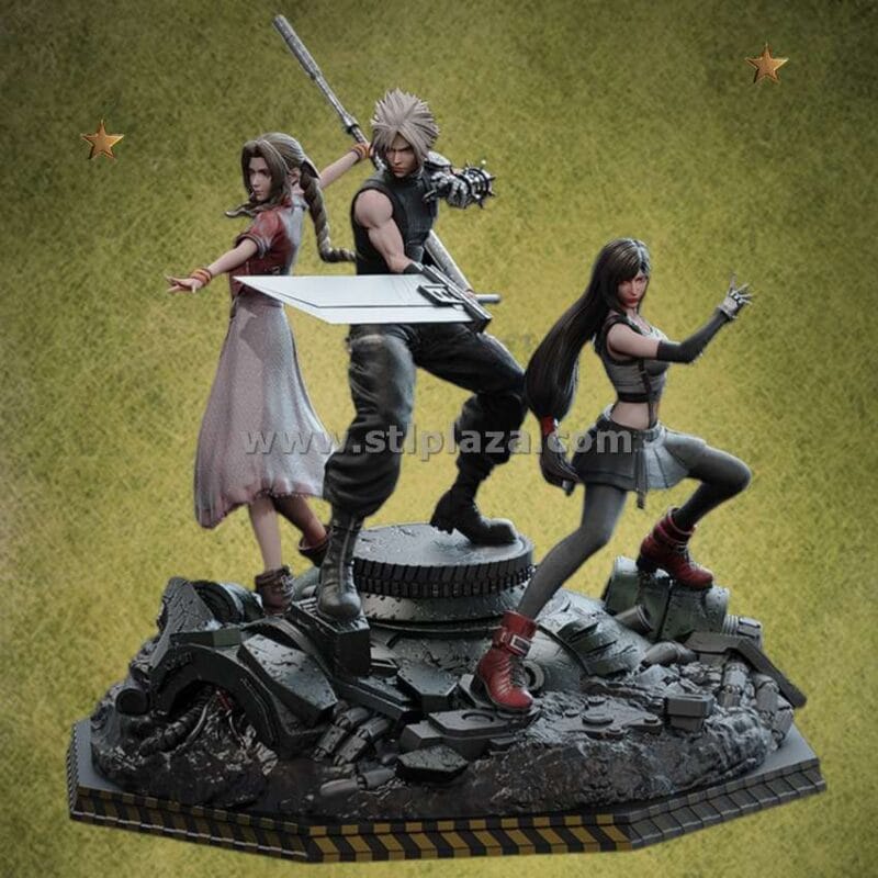 Final Fantasy VII Diorama Stl File From Final Fantasy - Stlplaza.com