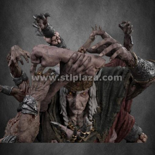 Godrick The Grafted Printable Stl File From Elden Ring - Stlplaza.com