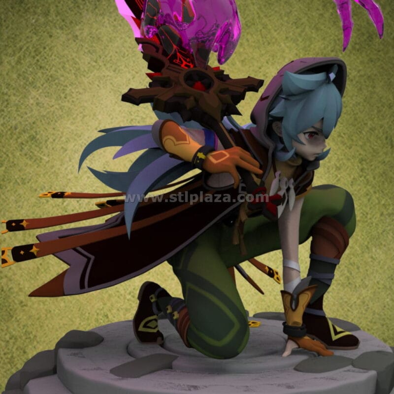 Razor Printable Stl File From Genshin Impact - Stlplaza.com