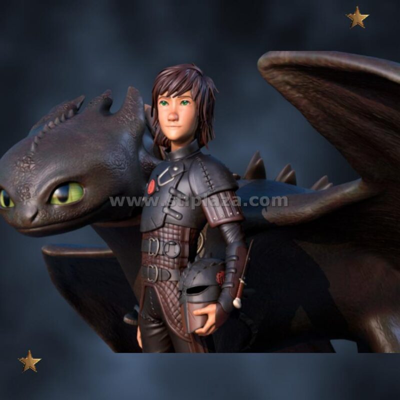 Toothless Hiccup Printable Stl File - Stlplaza.com
