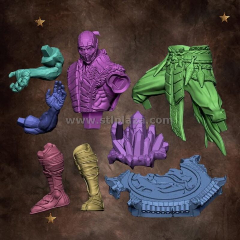Sub-zero Stl File From Mortal Kombat (v3) - Stlplaza.com