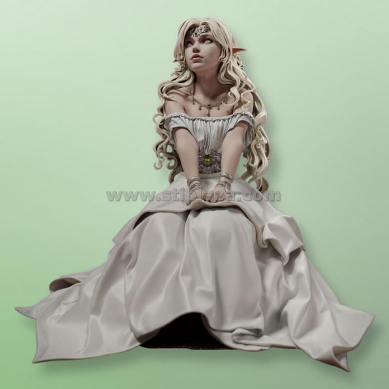 Elf Princess Stl File For 3d Printers -Stlplaza.com Download Now