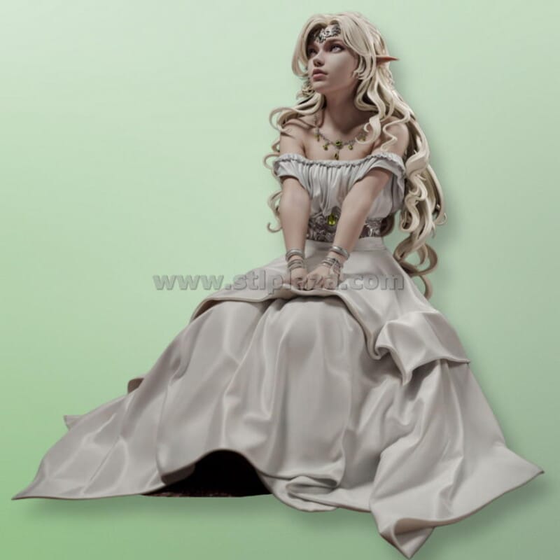 Elf Princess Stl File For 3d Printers -Stlplaza.com Download Now