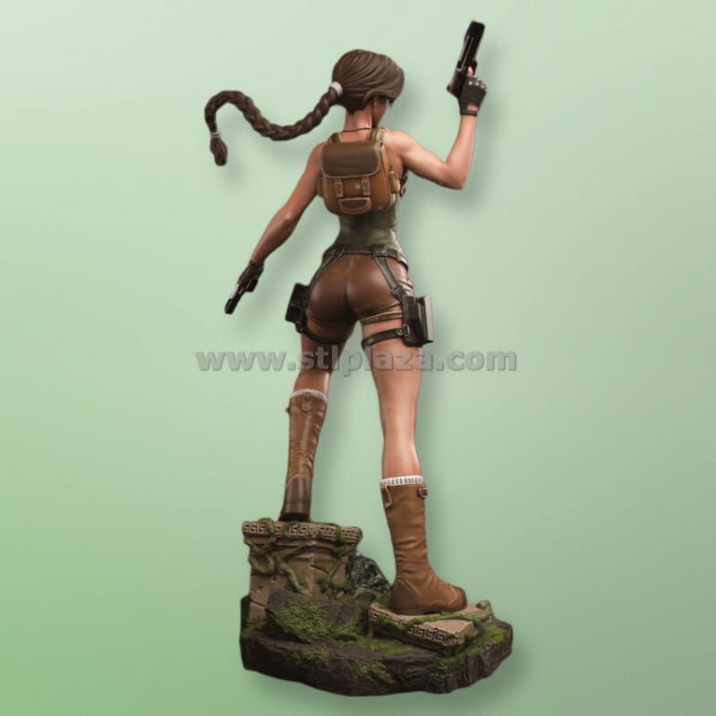 Lara Croft Stl File V2 For 3d Printer From Tomb Raider - Stlplaza.com