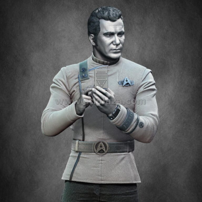 Captain Kirk Stl File For 3d Printers -Stlplaza.com Download Now
