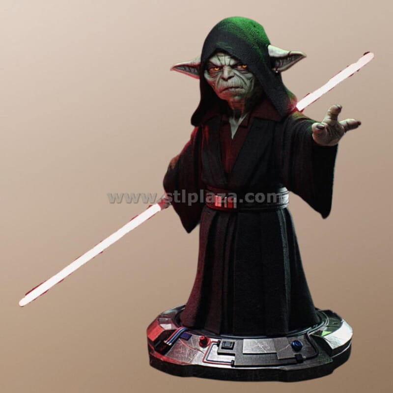 Darth Yoda Stl File For 3d Printers -Stlplaza.com Download Now