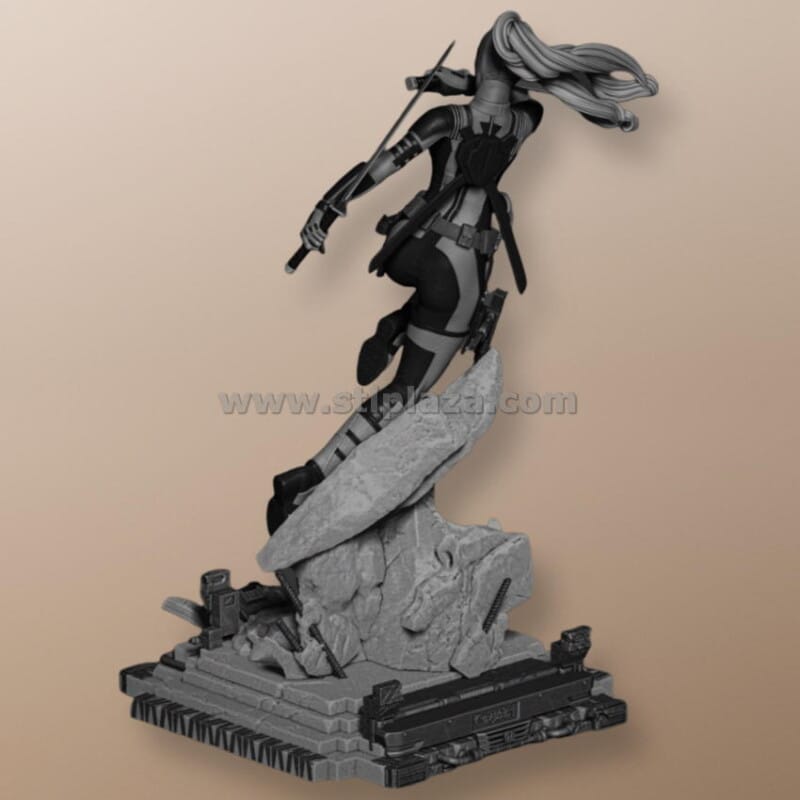 Lady DeadPool Super Hero STL File V2 - Stlplaza.com