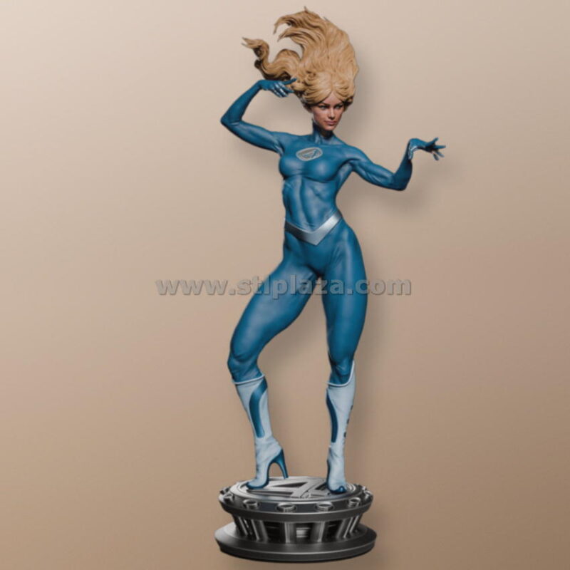 Invisible Woman Stl File For 3d Printers -Stlplaza.com Download Now