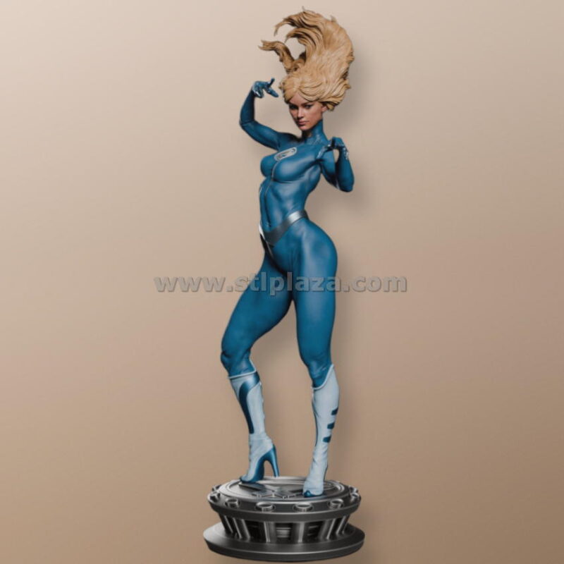 Invisible Woman Stl File For 3d Printers -Stlplaza.com Download Now