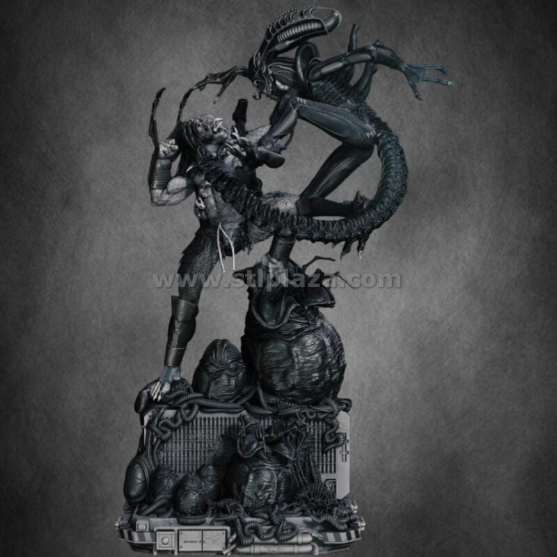 Predator Vs Alien Stl File For 3d Printers -Stlplaza.com Download Now