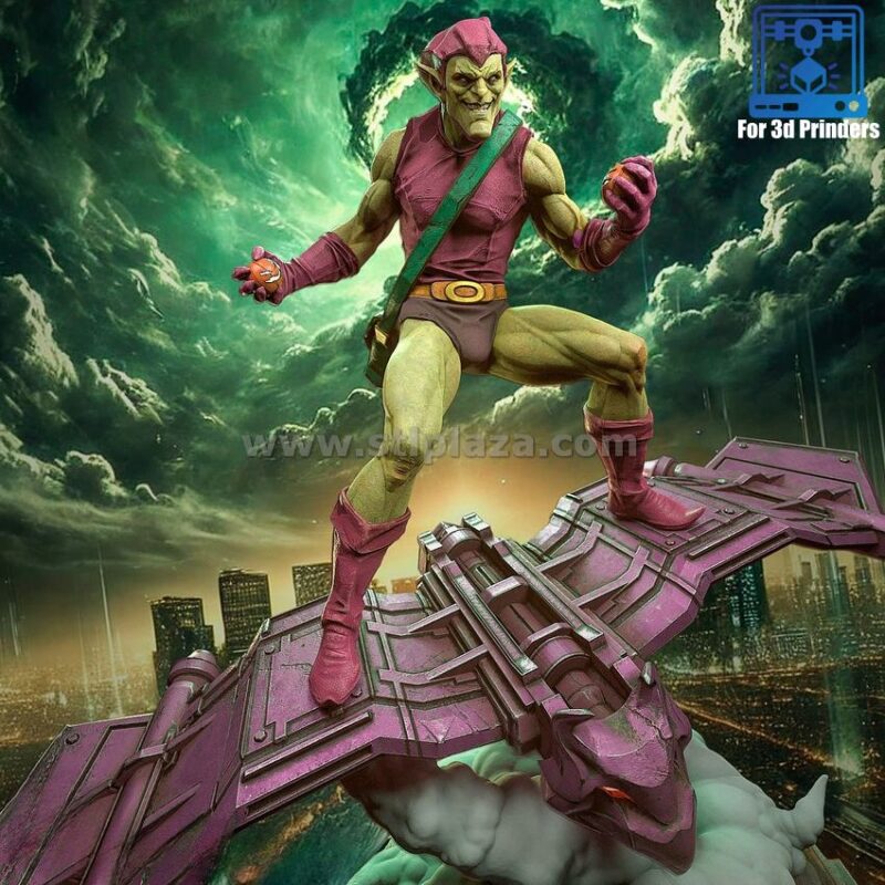 Green Goblin Stl File For 3d Printers -Stlplaza.com Download Now
