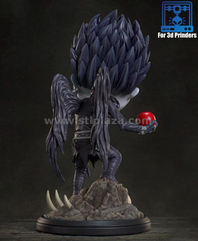 Ryuk Death Note Stl File For 3D Printers (Chibi) - Stlplaza.com