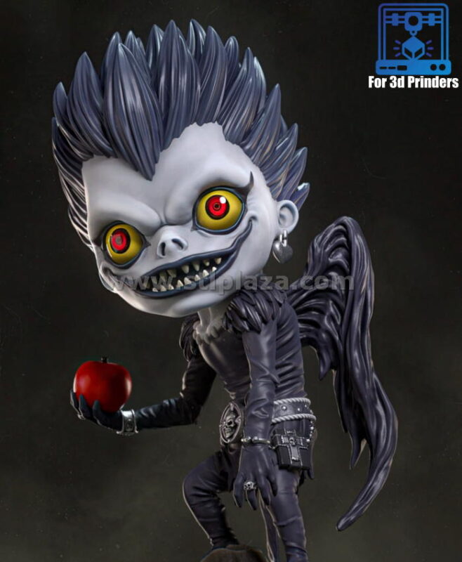 Ryuk Death Note Stl File For 3D Printers (Chibi) - Stlplaza.com