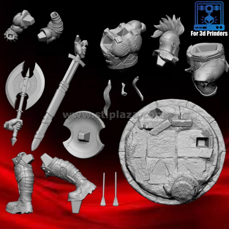 Ares Stl File V2 From Greek Gods For 3d Printers - Stlplaza.com