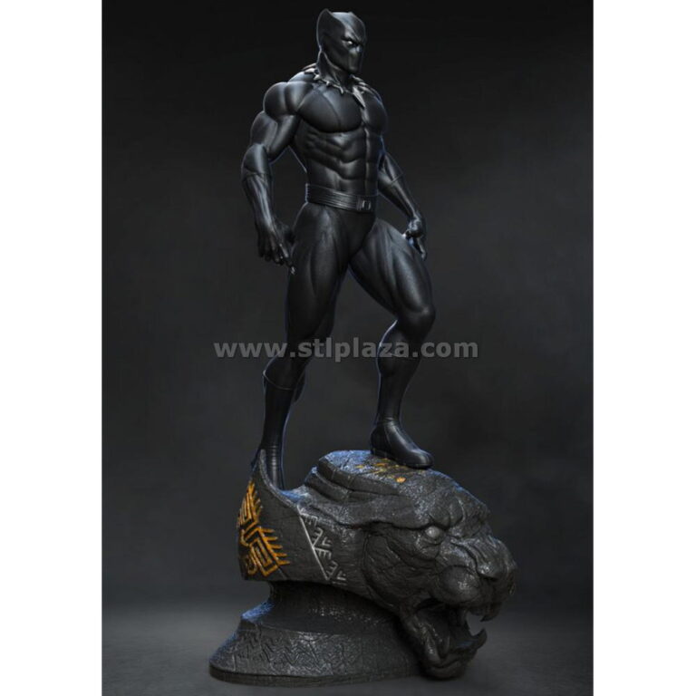 Black Panther Stl File For 3d Printers -Stlplaza.com Download Now