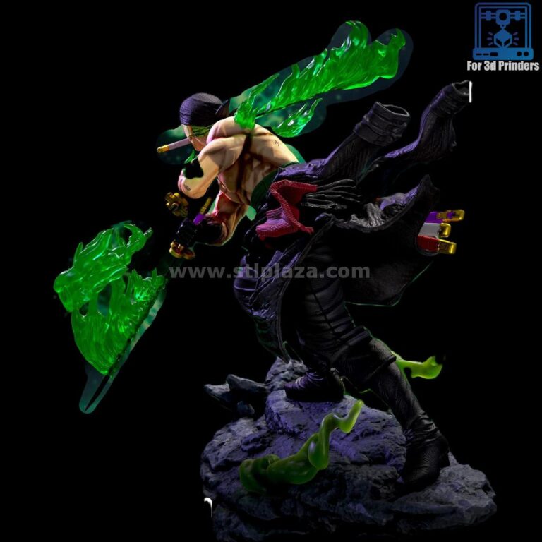 Roronoa Zoro Stl File For 3d Printers -Stlplaza.com Download Now
