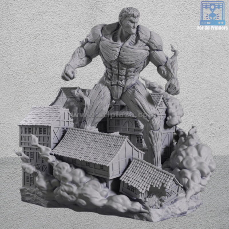 Armored Titan Stl File For 3d Printers -Stlplaza.com Download Now