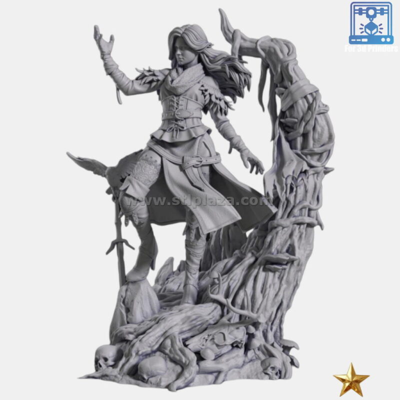 Yennefer Of Vengerberg V4 STL File - Stlplaza.com