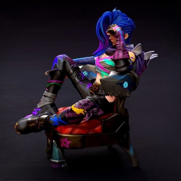 Jinx Stl File - LoL (v3) - Stlplaza.com