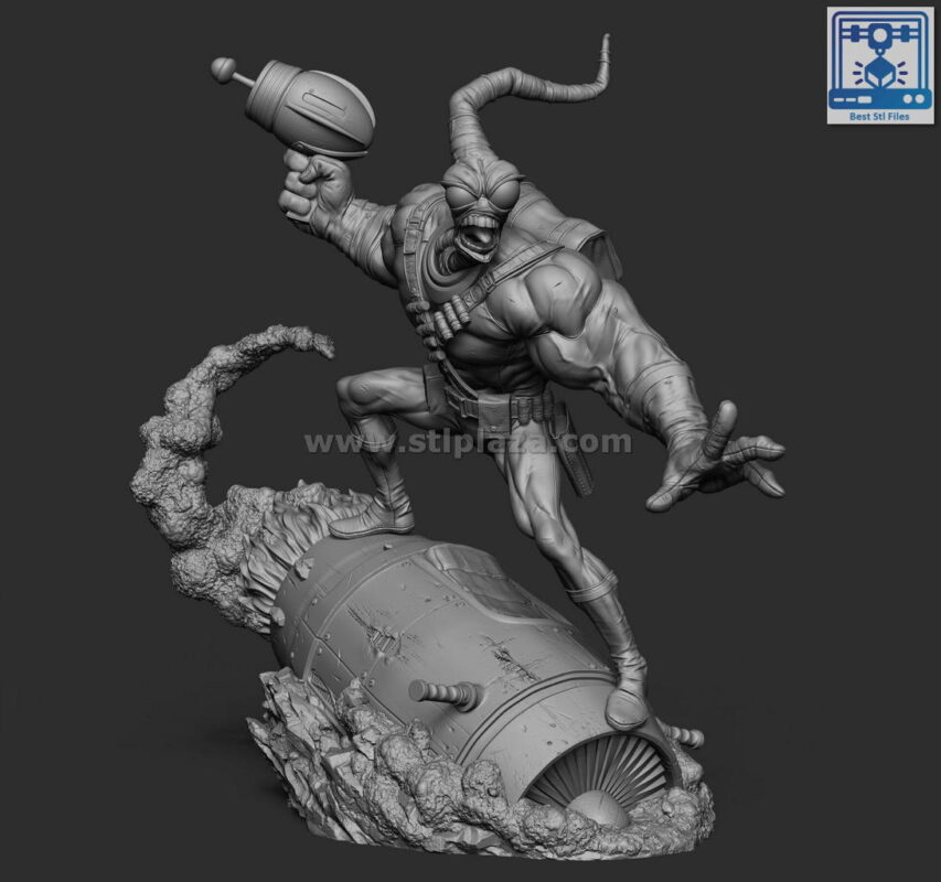 Earthworm Jim Stl File For 3d Printers -Stlplaza.com Download Now