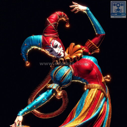 Jester Stl File For 3d Printers -Stlplaza.com Download Now